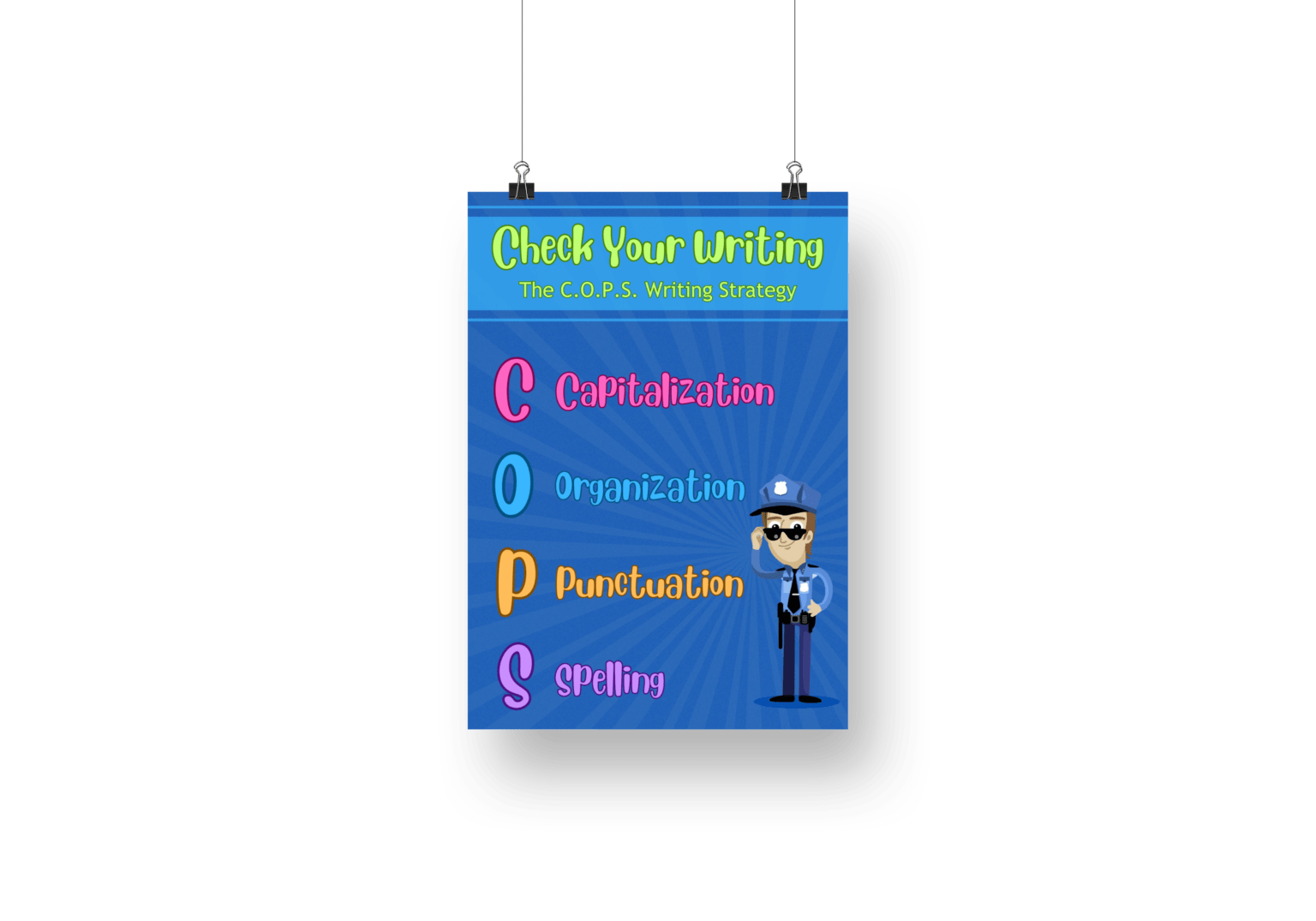 How to Help Struggling Writers with the COPS Writing Strategy - Unique ...