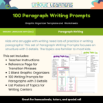 250 Writing Prompts Informational Paragraphs