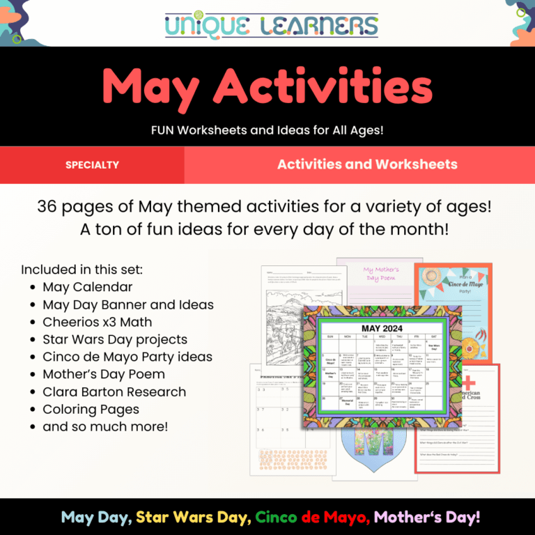 5 Fun & Easy Activities to Make Learning FUN this May