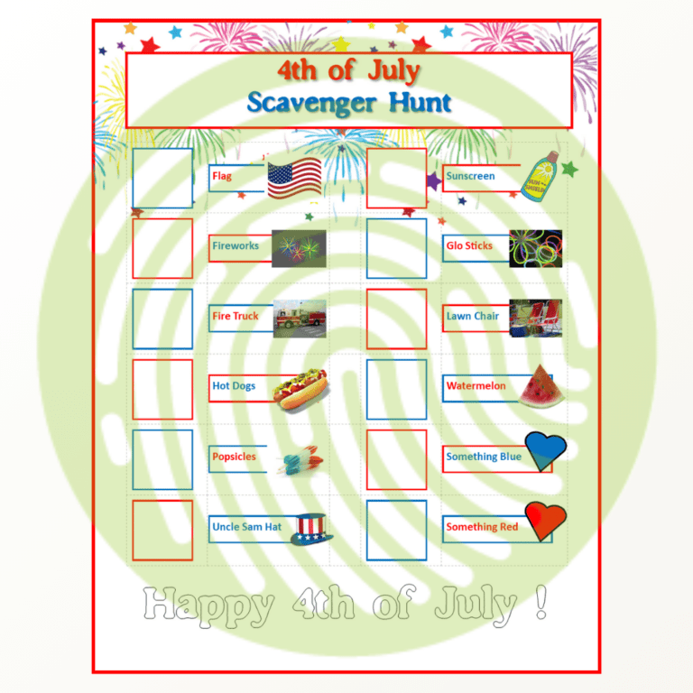 July Activities Calendar Pack - Unique Learners